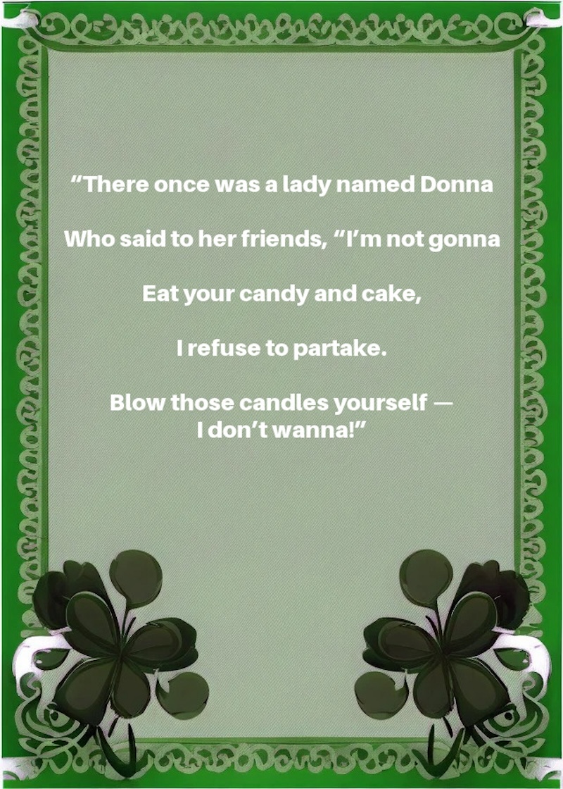Funny Birthday Limericks: Birthdays + Limericks = Fun!